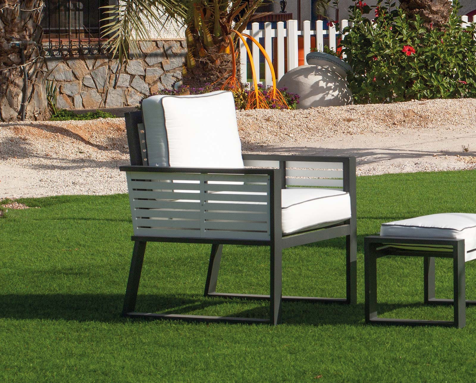 Sillón de diseño bicolor Diva | Malibú Garden